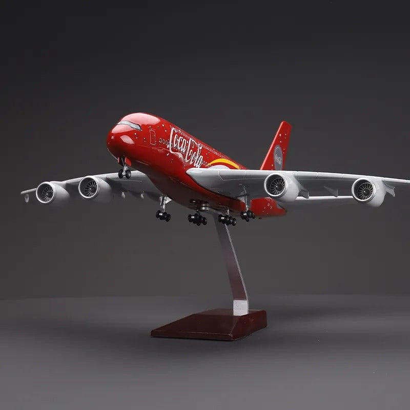 XL Coca Cola Airbus A380 Premium Resin Model Aircraft – AirModels